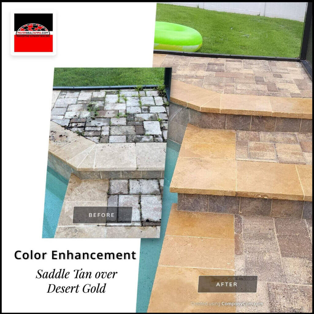 Color Restoration For Faded Pavers - Paver Seal Tampa