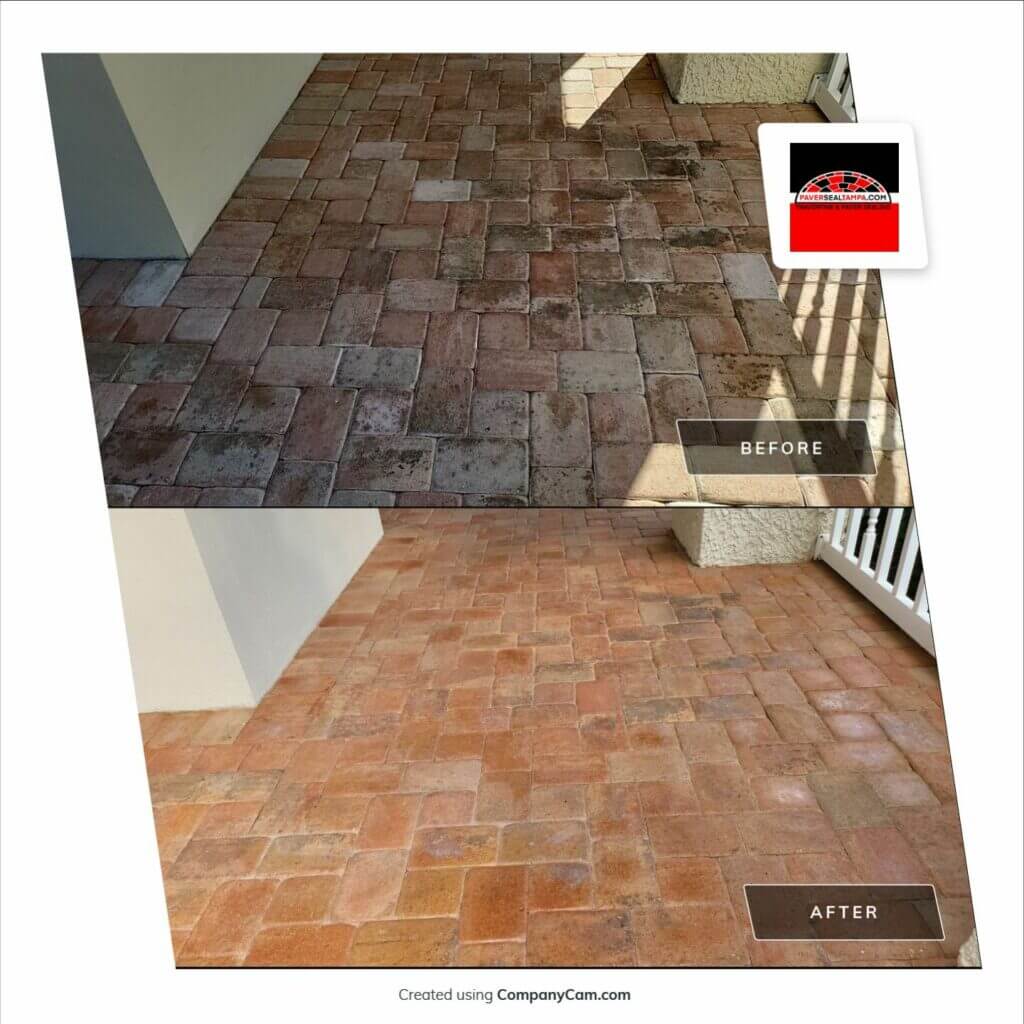 Color Restoration For Faded Pavers - Paver Seal Tampa